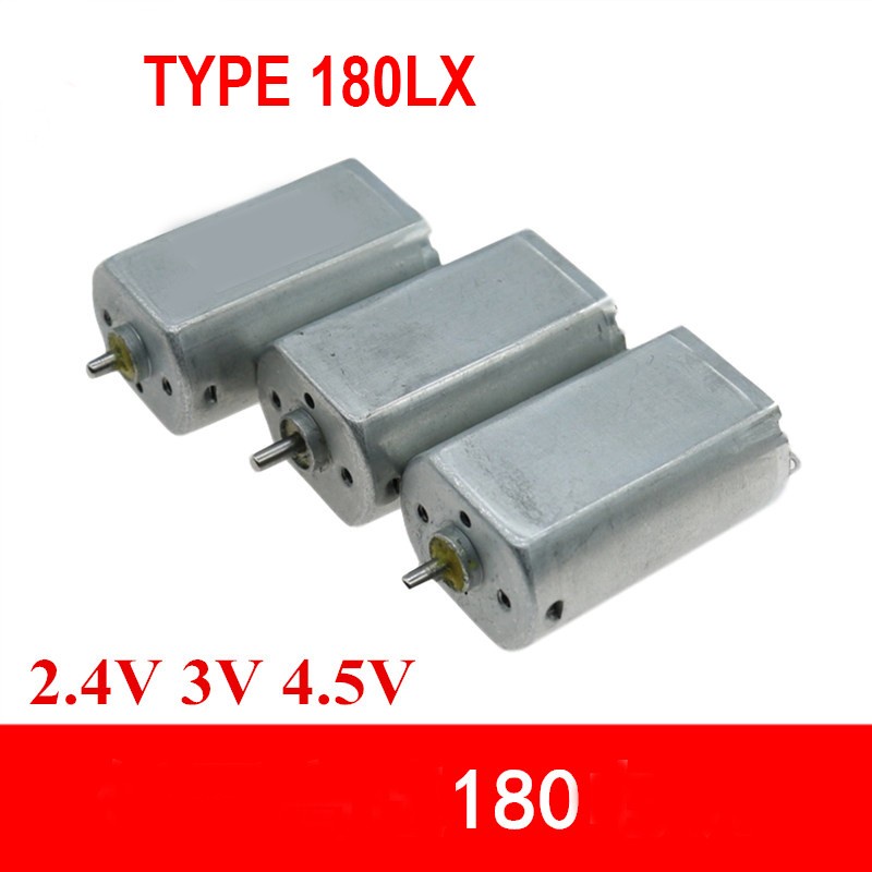 Jual Dinamo Motor 180 High Speed Low Voltage 2.4V-4.5V (180LX) | Shopee Indonesia