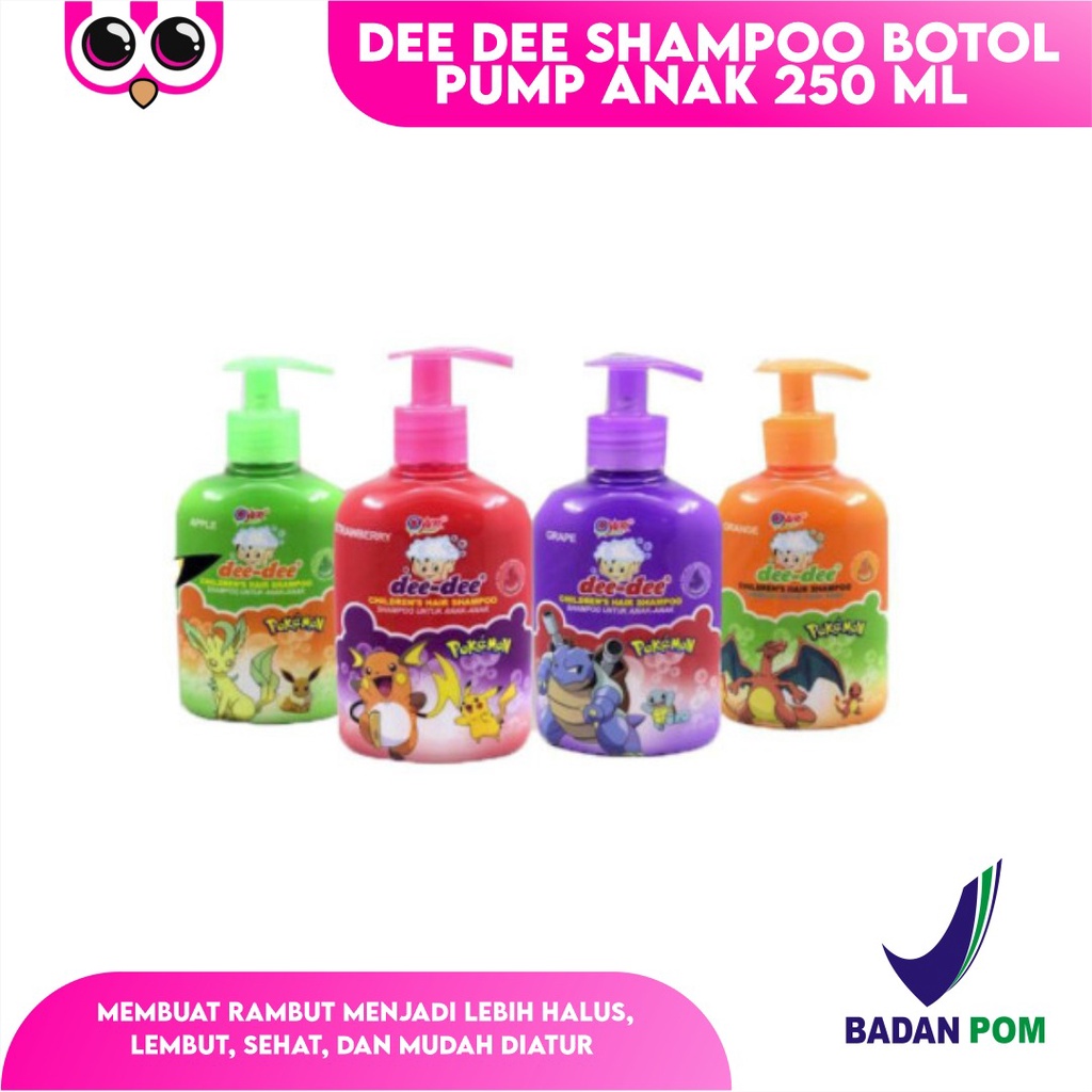 Jual [ PUMP 250 ML] DEE DEE SHAMPOO BOTOL PUMP ANAK 250 ML / SAMPO ...