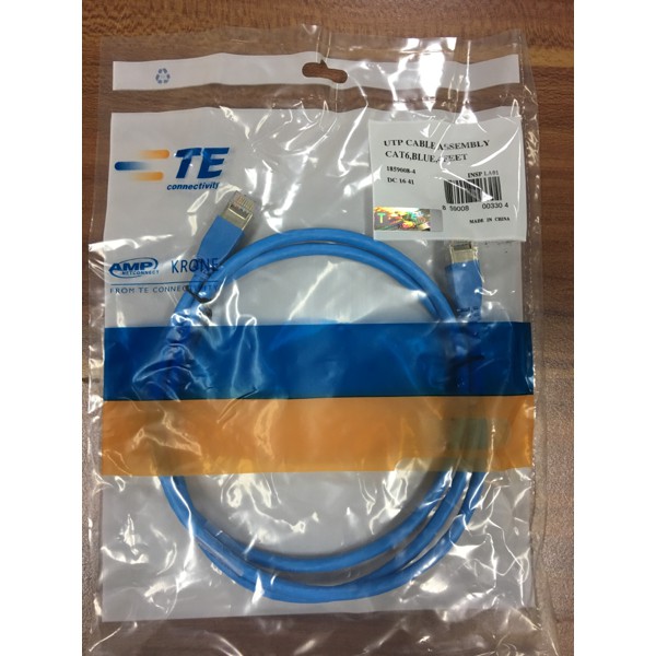 Jual Kabel LAN 5M CAT 6 AMP Patch Cord Blue Cat 6 COMMSCOPE LAN 5METER | Shopee Indonesia
