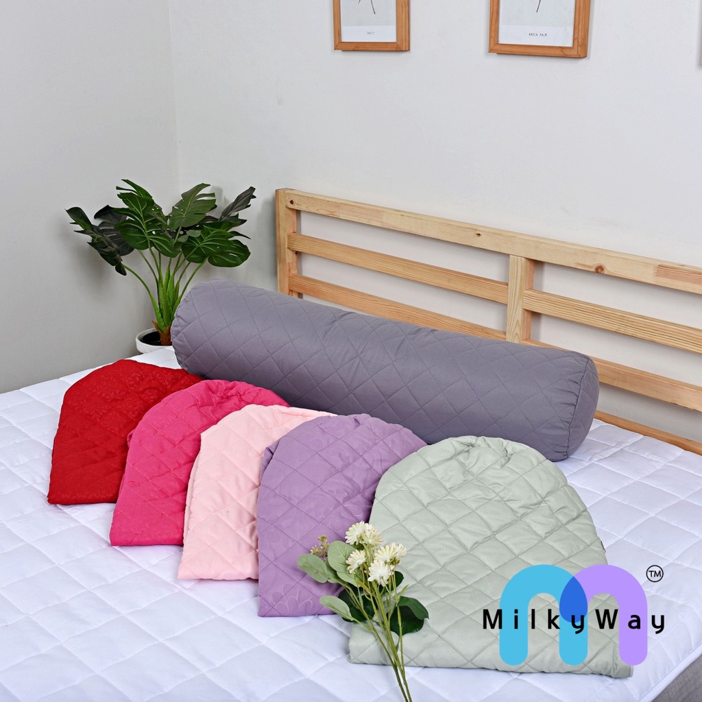 Jual [MilkyWay] Sarung Guling Warna / Color Bolster Protector (1pcs ...