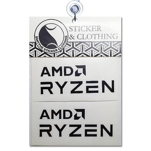 Jual Stiker AMD Ryzen Logo Cutting Sticker untuk aksesoris Motor Mobil ...
