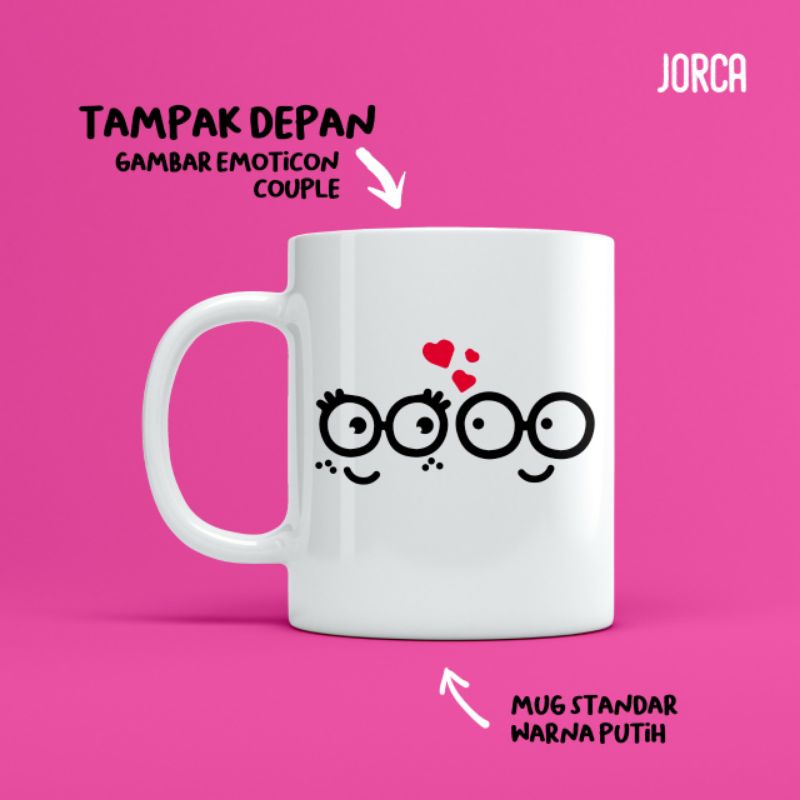 Jual MUG Couple Emoticon Unik dan Lucu Untuk Pasangan | Shopee Indonesia