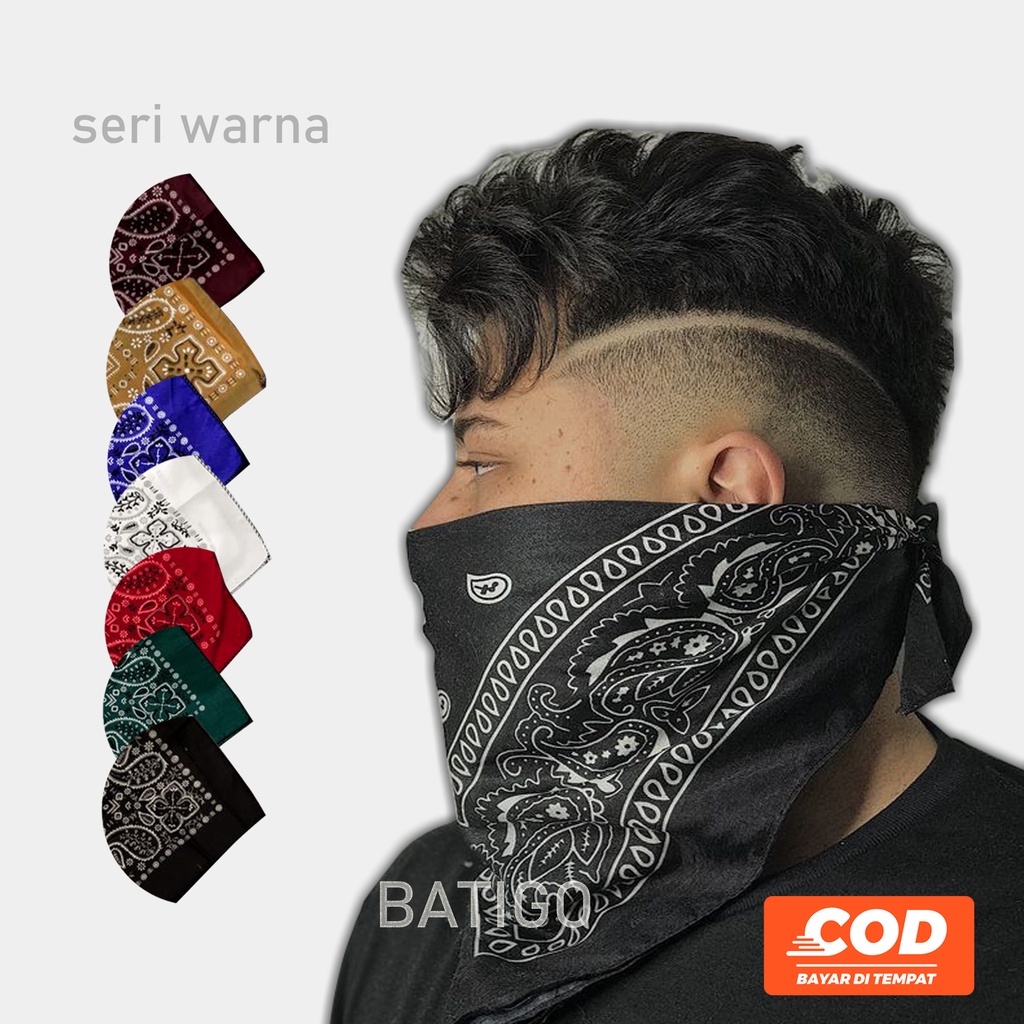 Jual BATIGO - Original Premium Bandana Slayer Masker Mulut Motif Batik ...