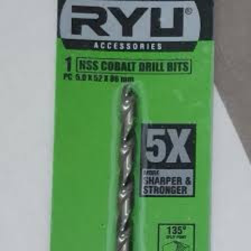 Jual Mata Bor Besi Set HSS 9.5mm - 13.0mm RYU BY TEKIRO - Mata Bor Besi ...