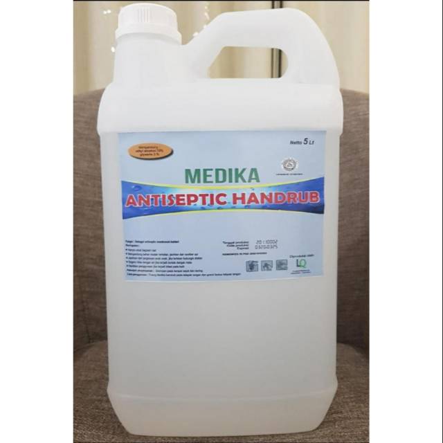 Jual MEDIKA Hand n sanitizer ORIGINAL 5 LITER | Shopee Indonesia