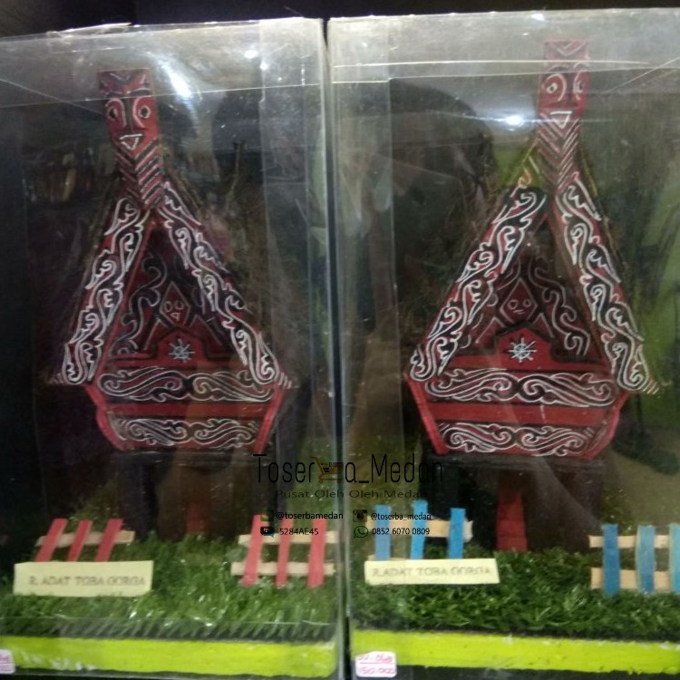 Jual Miniatur Rumah Adat Toba Gorga | Shopee Indonesia