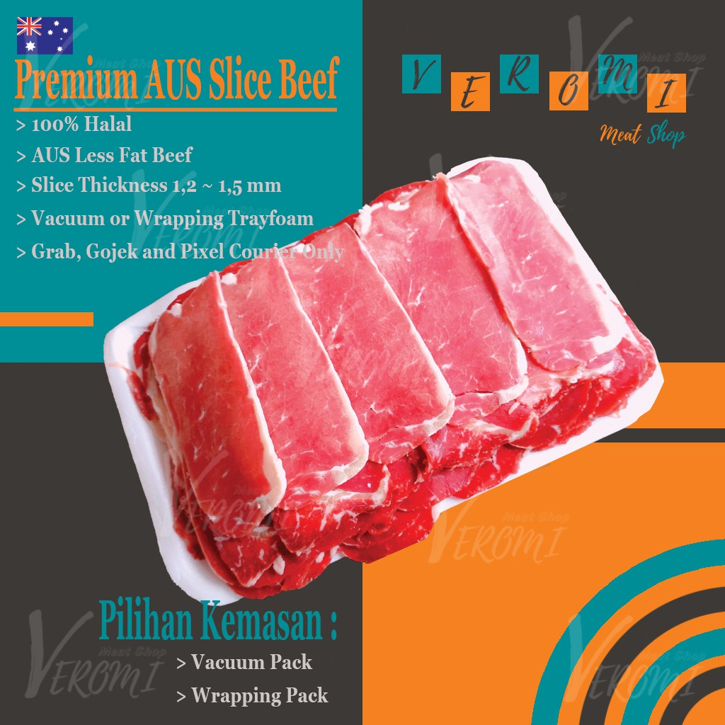 Jual PREMIUM AUS SLICE BEEF LESS FAT / DAGING IRIS AUS SEDIKIT LEMAK ...