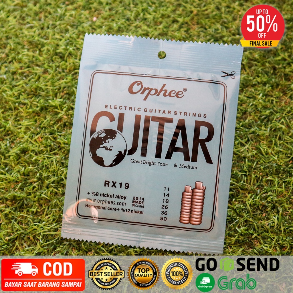 Jual Senar Gitar Elektrik / Electric Guitar - Orphee RX19 Medium Light ...