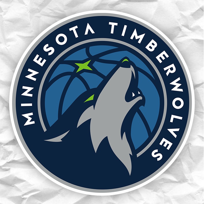 Jual Sticker NBA Minnesota Timberwolves | Sticker Timberwolves | Stiker ...