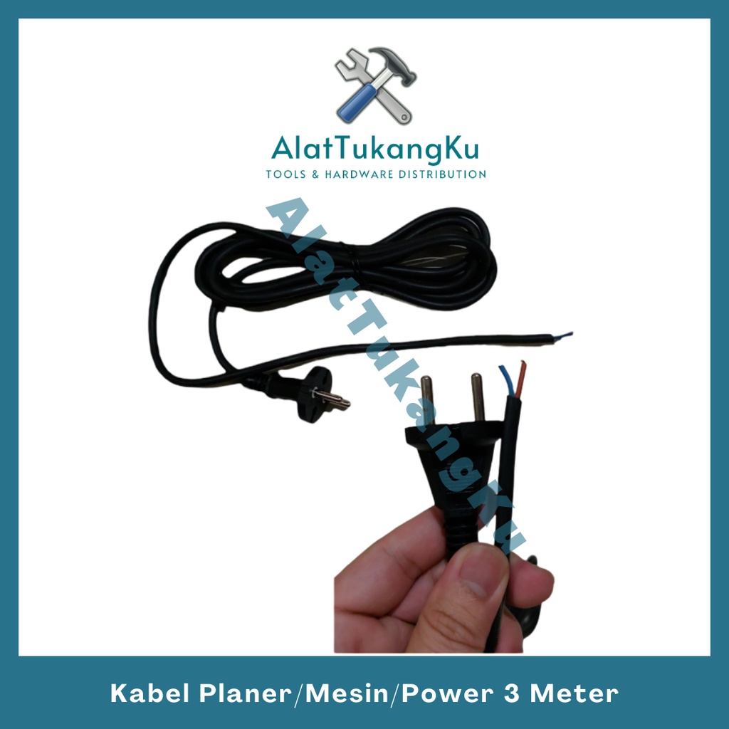 Jual Kabel Planer Kabel Power 2 Lubang / Kabel Power 2m 3m 5 meter ...