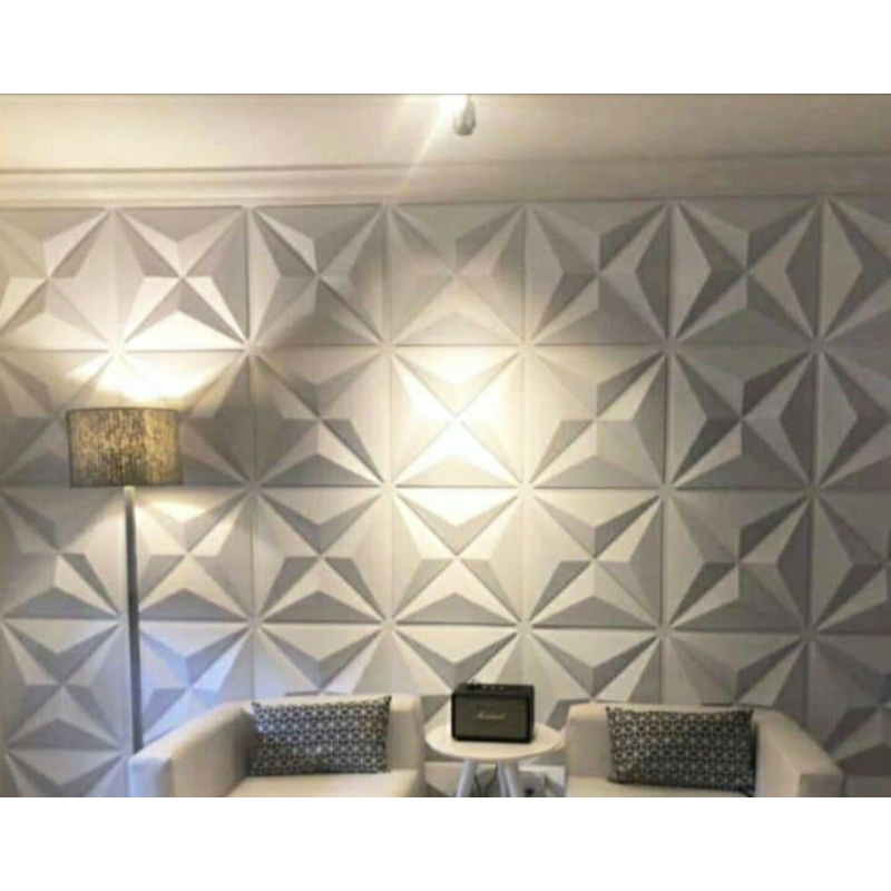Jual 3D Wall Panel Dinding (PVC) RONA ukuran 50 x 50 cm | Shopee Indonesia