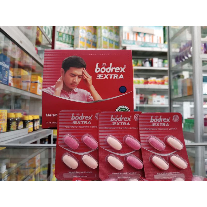 Jual BODREX EXTRA 1 STRIP @4 TABLET | Obat Sakit Kepala - ED 06/2026 ...