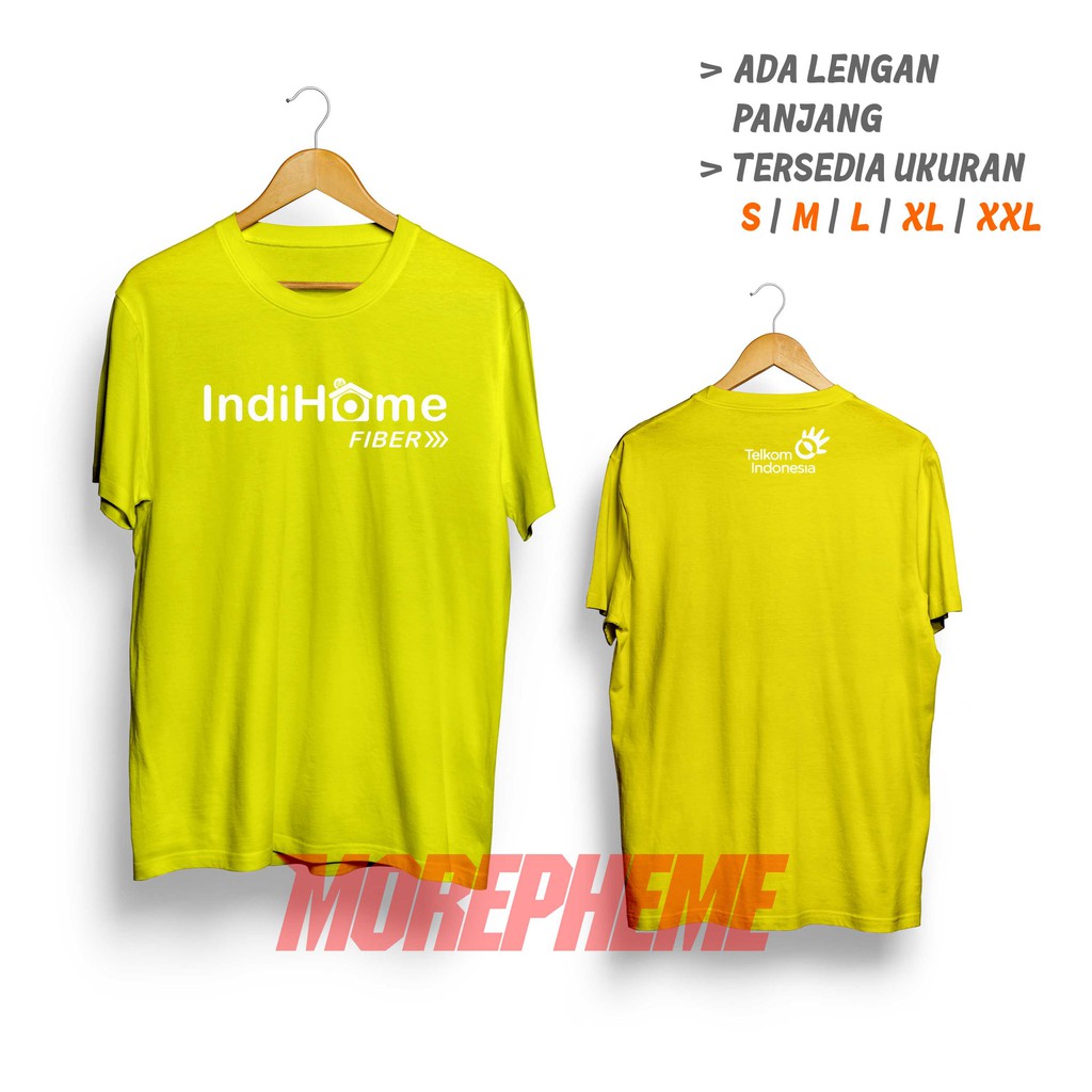 Jual Kaos Indihome Fiber Telkom Indonesia Baju Perusahaan / Kaos ...