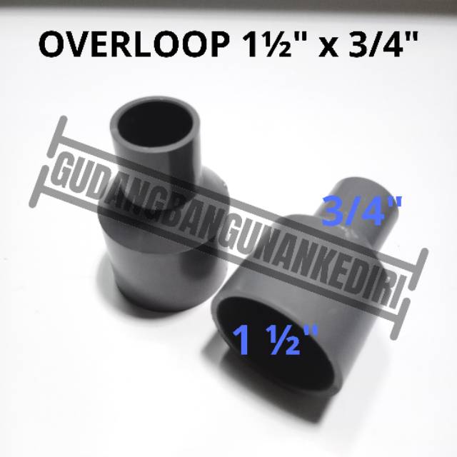 Jual Overloop 1 1/2" x 3/4" | sock 1 1/2" x 3/4" | sok 1 1/2" x 3/4 ...