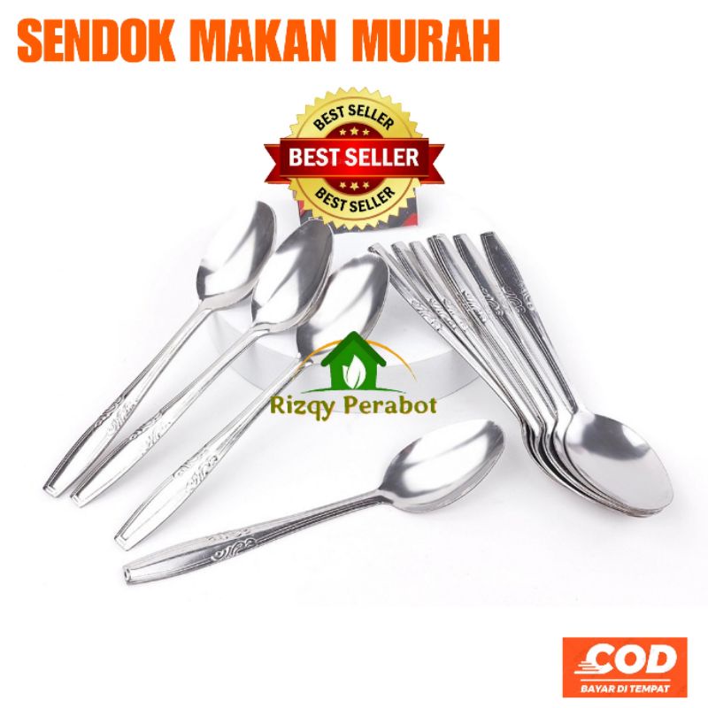 Jual Sendok Makan Murah /Sendok Lusinan /12 pcs | Shopee Indonesia