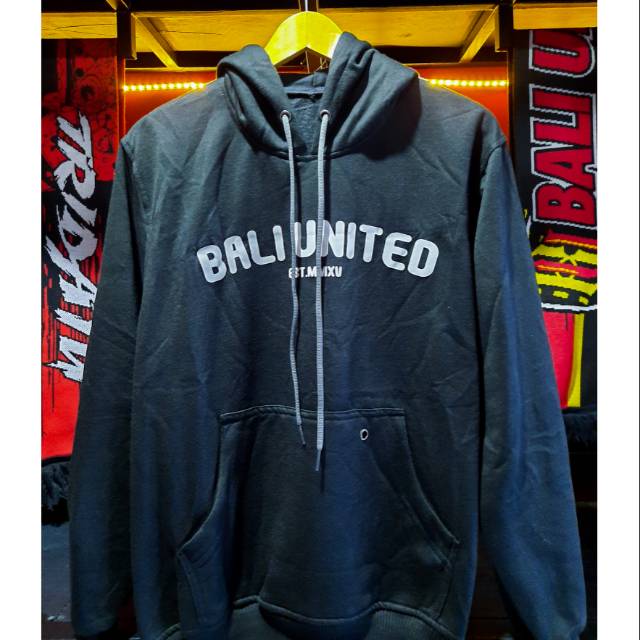 Jual Hoodie Bali United EST. MMXV (hitam) | Shopee Indonesia