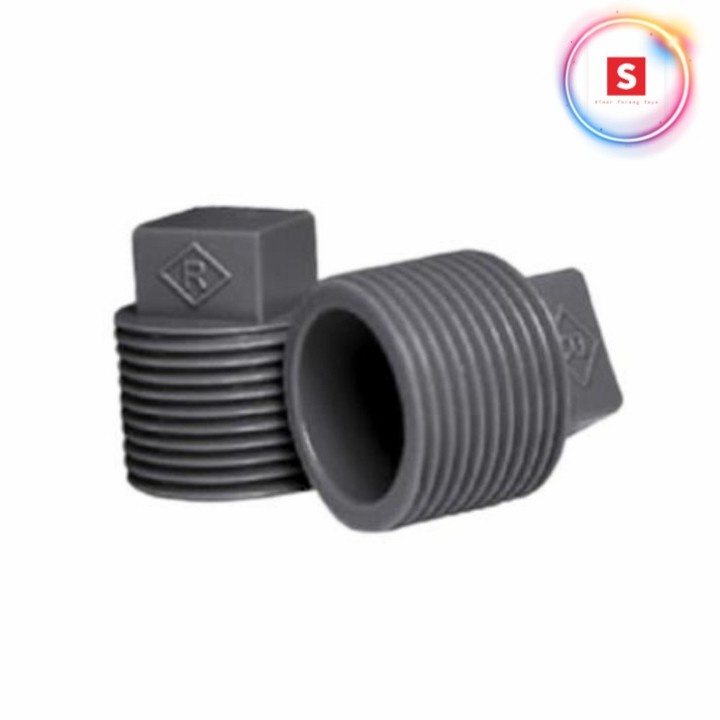 Jual Double Napple Drat PVC Fitting Pipa Air Pralon 1/2 , 3/4 , 1 inch ...