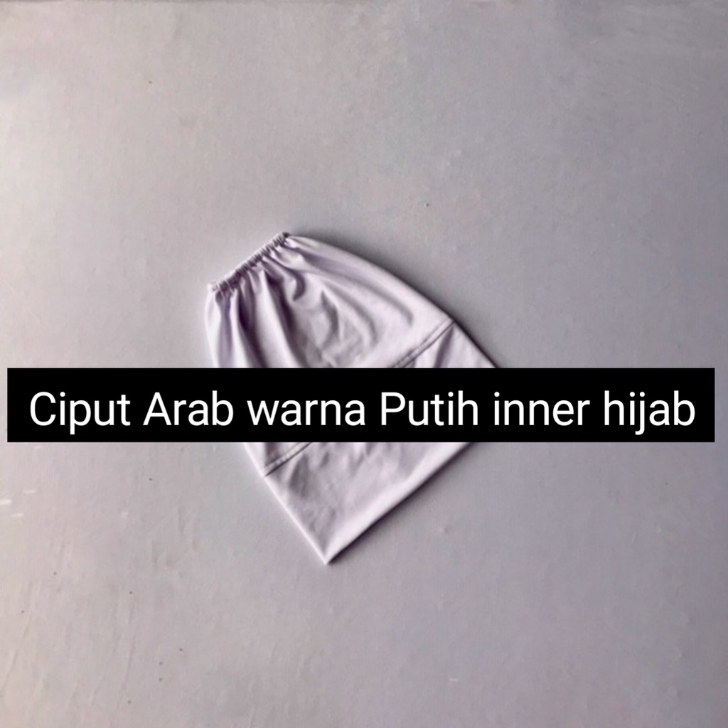 Jual Ciput Arab POLOS dalaman Hijab Muslimah Spandek Jersey Adem Anti ...