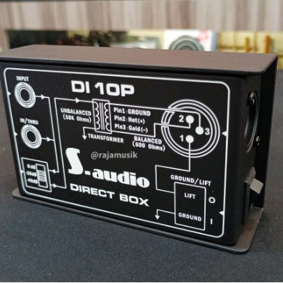 Jual DI BOX S AUDIO DI-10P (Passive Direct Injection Box) | Shopee ...