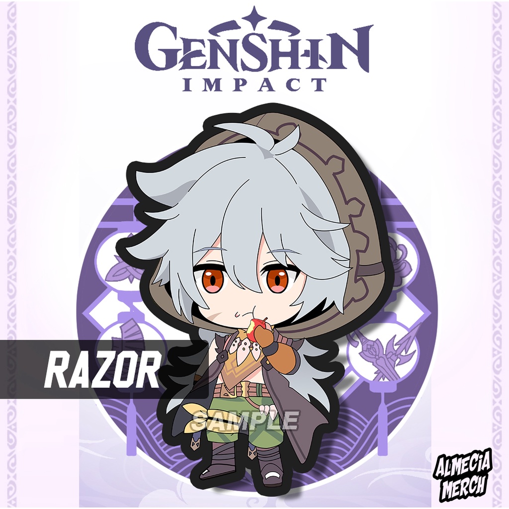 Jual Gantungan Kunci Razor Genshin Impact / Keychain Razor Genshin ...