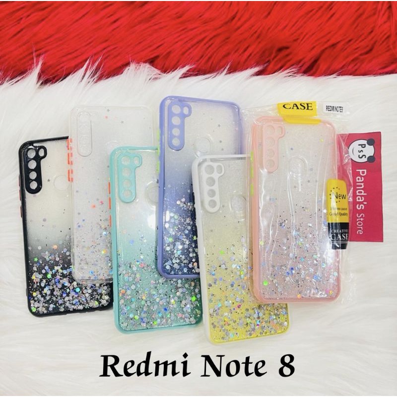 Jual Glitter Case Redmi Note 8 Funny Color Dengan Pelindung Kamera (PsS ...