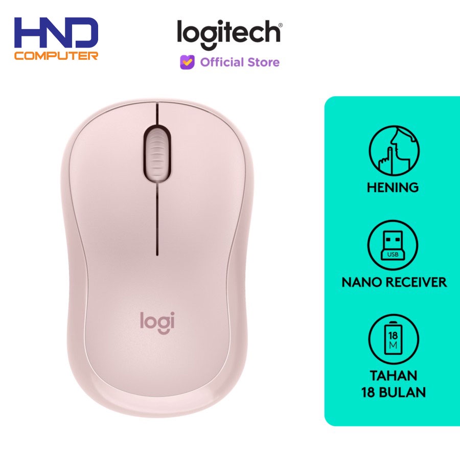 Jual Logitech M221 Mouse Wireless Silent Click | Shopee Indonesia