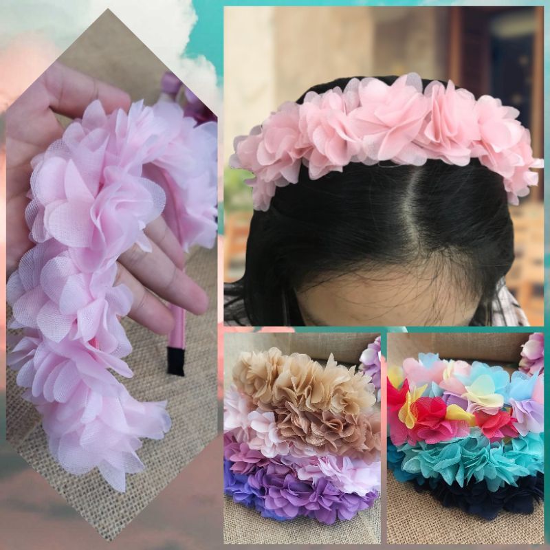 Jual BANDO BUNGA FRILL / BANDO PESTA ULANG TAHUN / BANDO MURAH | Shopee ...