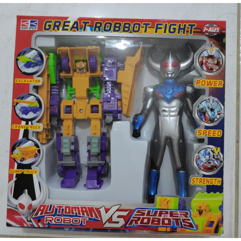 Jual Automan robot VS Super robots dos R2228 | Shopee Indonesia
