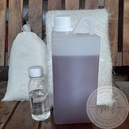 Jual Paket Murah Lengkap Resin Yukalac 157, Mat/ Serat Fiber, Katalis ...