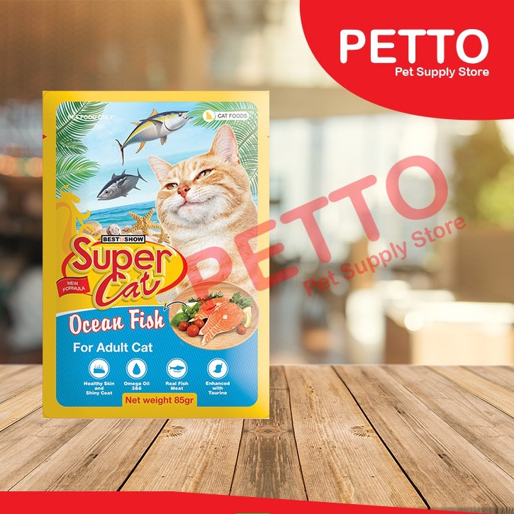 Jual PETTO - Super cat all varian pouch 85gr - Makanan Basah Sachet ...