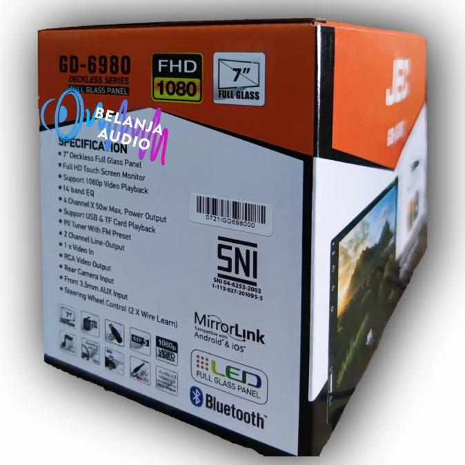 Jual Tv Mobil Head Unit Double Din Deckles Jec | Shopee Indonesia