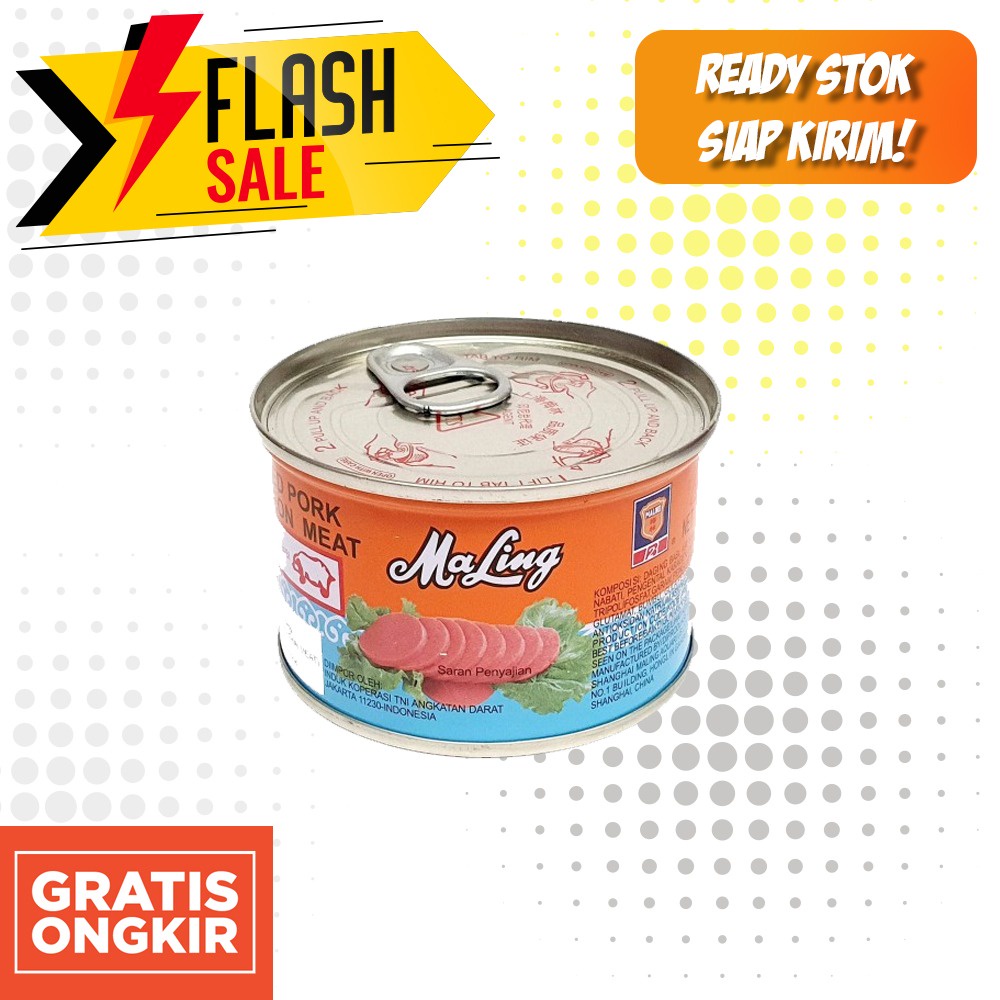Jual READY STOK - Ma Ling Luncheon Pork TTS 170 gr Canned / Daging Ham ...