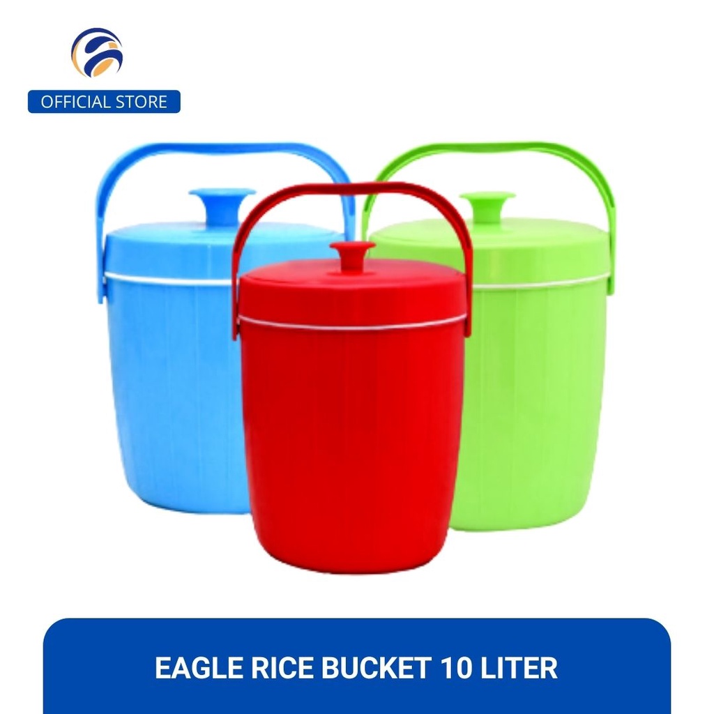 Jual Global Eagle Rice Bucket Tempat Nasi 10 Liter | Shopee Indonesia