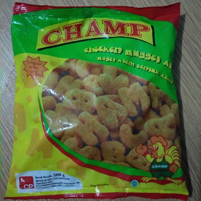 Jual Naget ayam CHAMP 500g | Shopee Indonesia