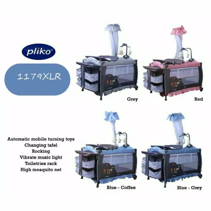 Jual Pliko Baby Box 1179 XL Sweet Dream Cot Bayi | Shopee Indonesia