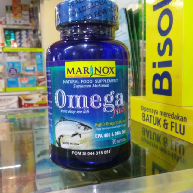 Jual Marinox Omega 3 plus isi 30 softgel | Shopee Indonesia
