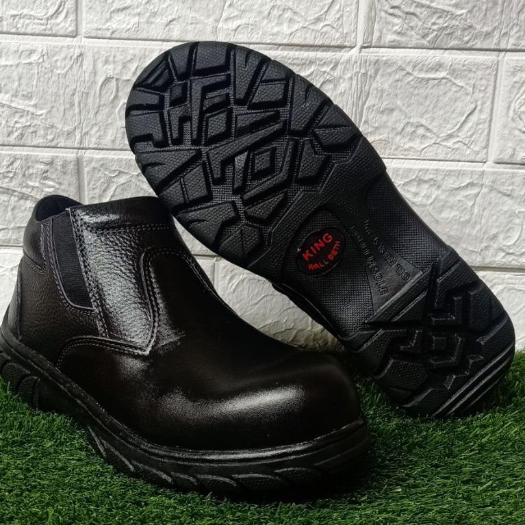 Jual Spesial KING WALLBETH Sepatu safety booth kulit asli Original ...
