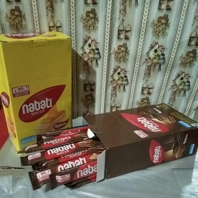 Jual nabati wafer harga 1 box isi 20pics@6gr | Shopee Indonesia