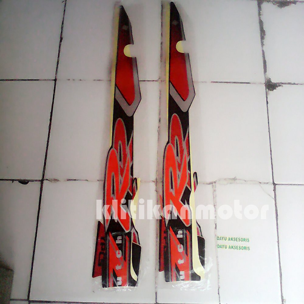 Jual Stiker Fiz R 2002 hitam orange untuk Lis Striping Stripping Motor ...