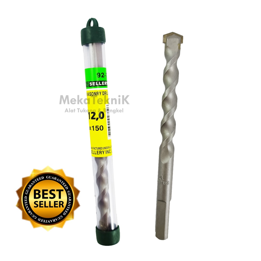 Jual MATA BOR BETON SELLERY 12 MM / MASONRY DRILL BIT / MATA BOR TEMBOK ...