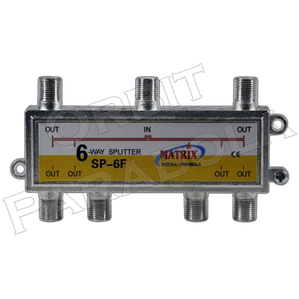 Jual 6 Way Splitter Matrix SP - 6F CATV | Shopee Indonesia