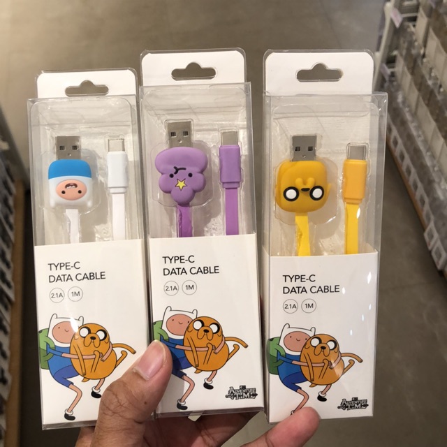 Jual USB type C adventure time miniso, charger type c | Shopee Indonesia