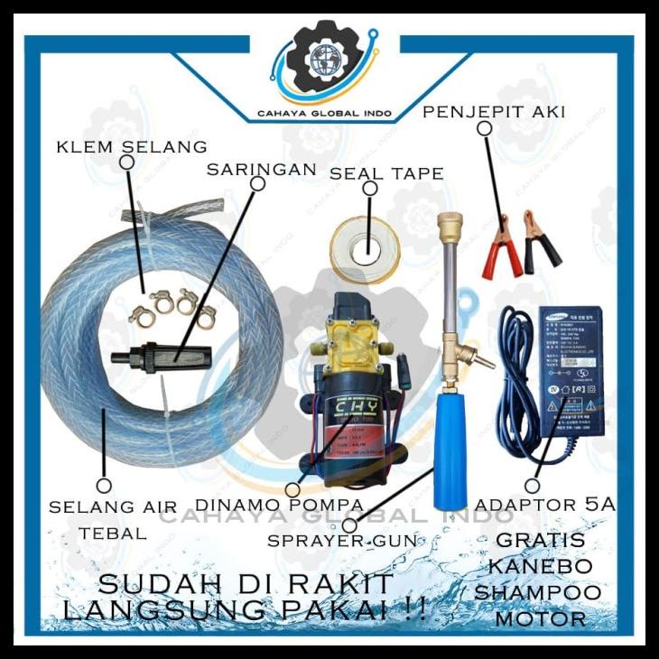 Jual Alat Steam Pompa Dc Set Mesin Cuci Ac Motor Mobil Steam Power ...