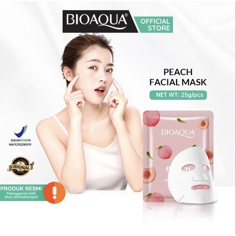 Jual BIOAQUA Essence Mask | Masker Wajah | Hydrating | Moisturize | Soothing | Brightening 25gr ...
