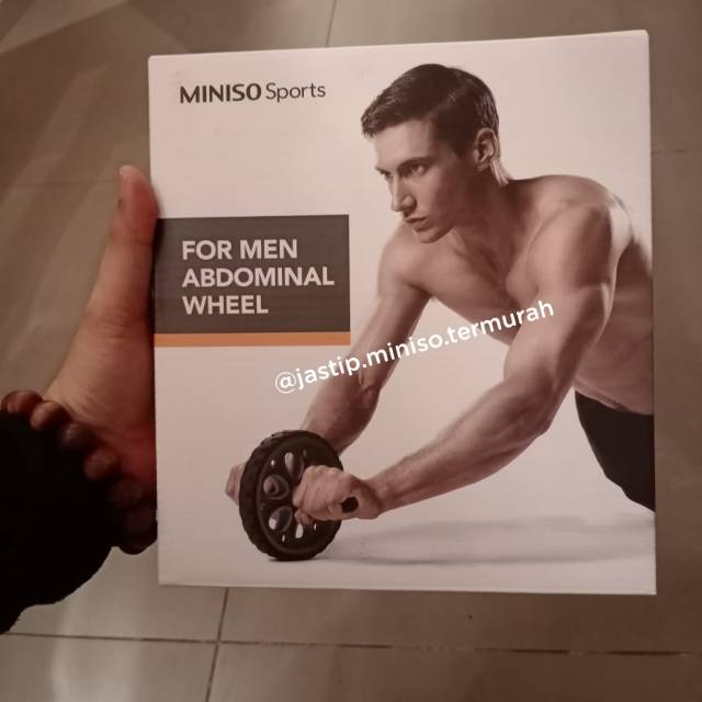 Jual MINISO ABDOMINAL WHEEL GYM OLAHRAGA | Shopee Indonesia