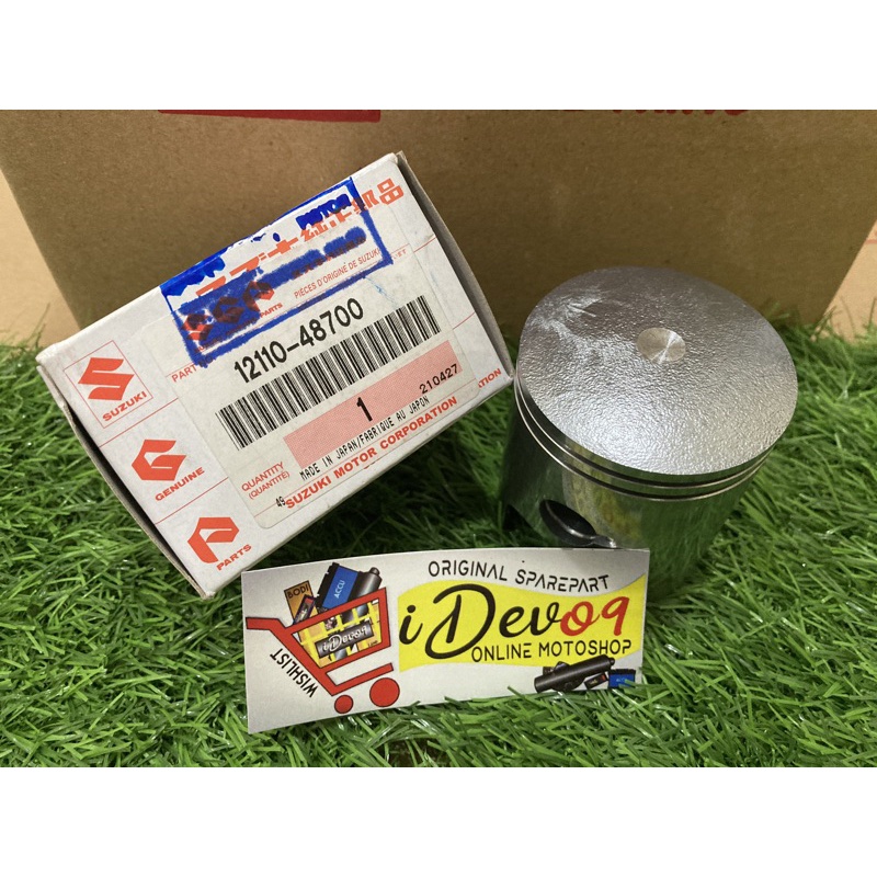 Jual Piston Seher Suzuki Ts 125 os 0 Standar 56 mm 12110-48700 Original SGP | Shopee Indonesia