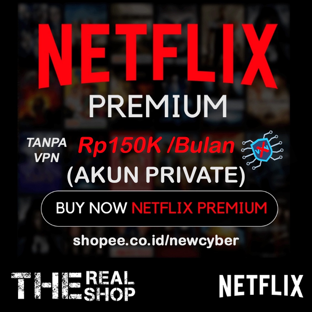 Jual Promo Netflix Private Account Tanpa VPN (NO VPN) | Shopee Indonesia