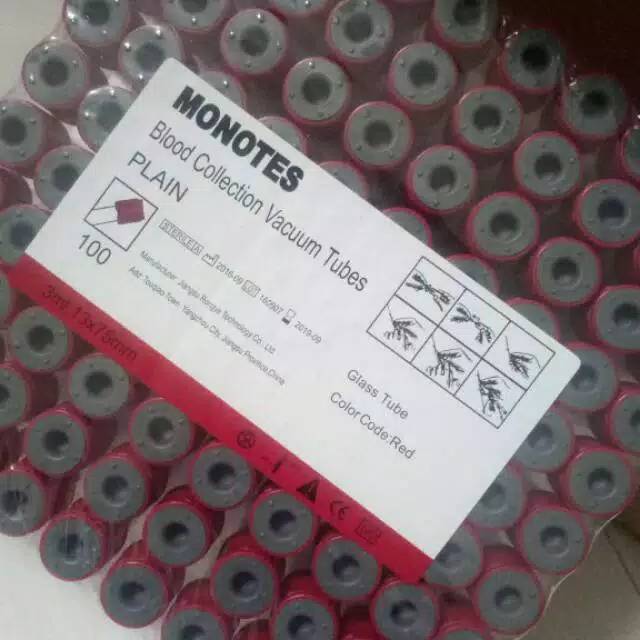 Jual tabung vacutainer plain tube 3ml glass | Shopee Indonesia