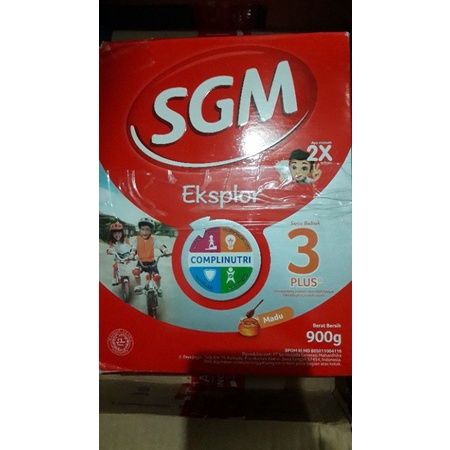 Jual SGM 3 plus madu 900 gr | Shopee Indonesia