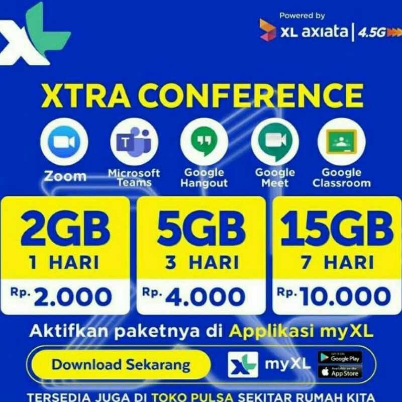 Jual PAKET DATA XL EDUKASI DAN CONFERENCE ( CEK DESKRIPSI ) | Shopee ...